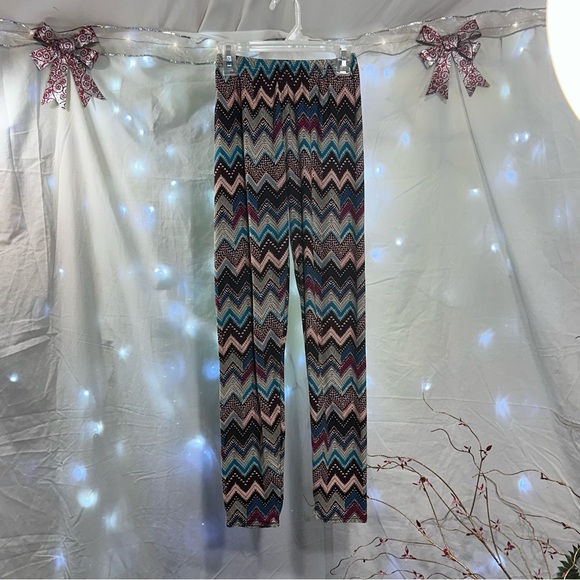 New Mix | Pants & Jumpsuits | New Mix Multi Colored Leggings | Poshmark